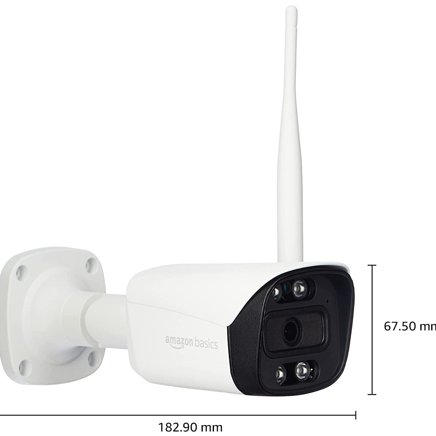 Amazon Basics 3MP wi-fi Bullet Camera 1296p Outdoor CCTV ...